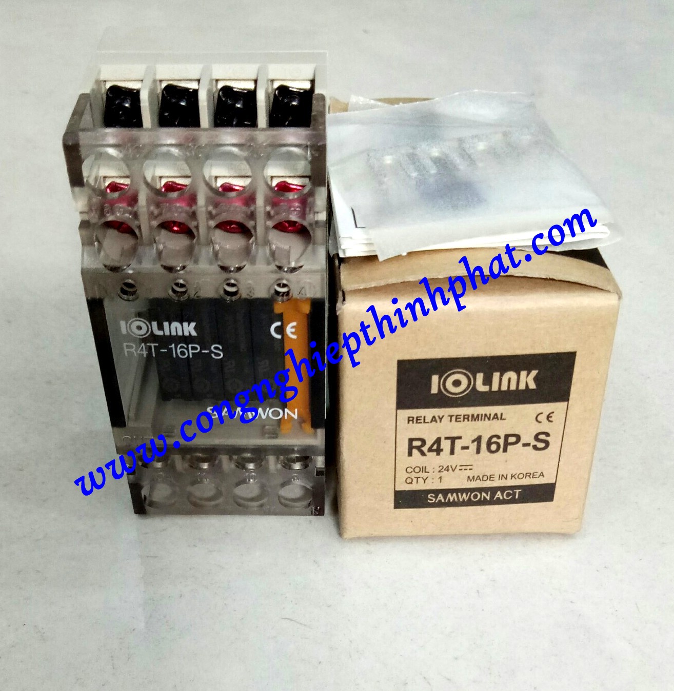 RELAY SAMWON R4T-16P-S – CÔNG TY TNHH TỰ ĐỘNG HÓA CÔNG NGHIỆP THỊNH PHÁT